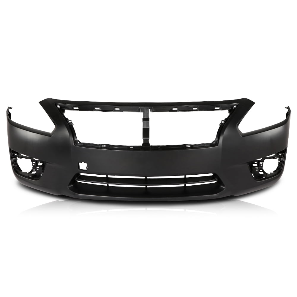 Front Bumper Cover w/Fog Light Holes Primed Fit For 2013-2015 Nissan ...