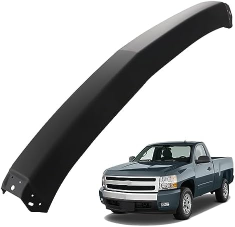 Front Bumper Face Bar Black Steel Without Vent Hole Replacement for ...