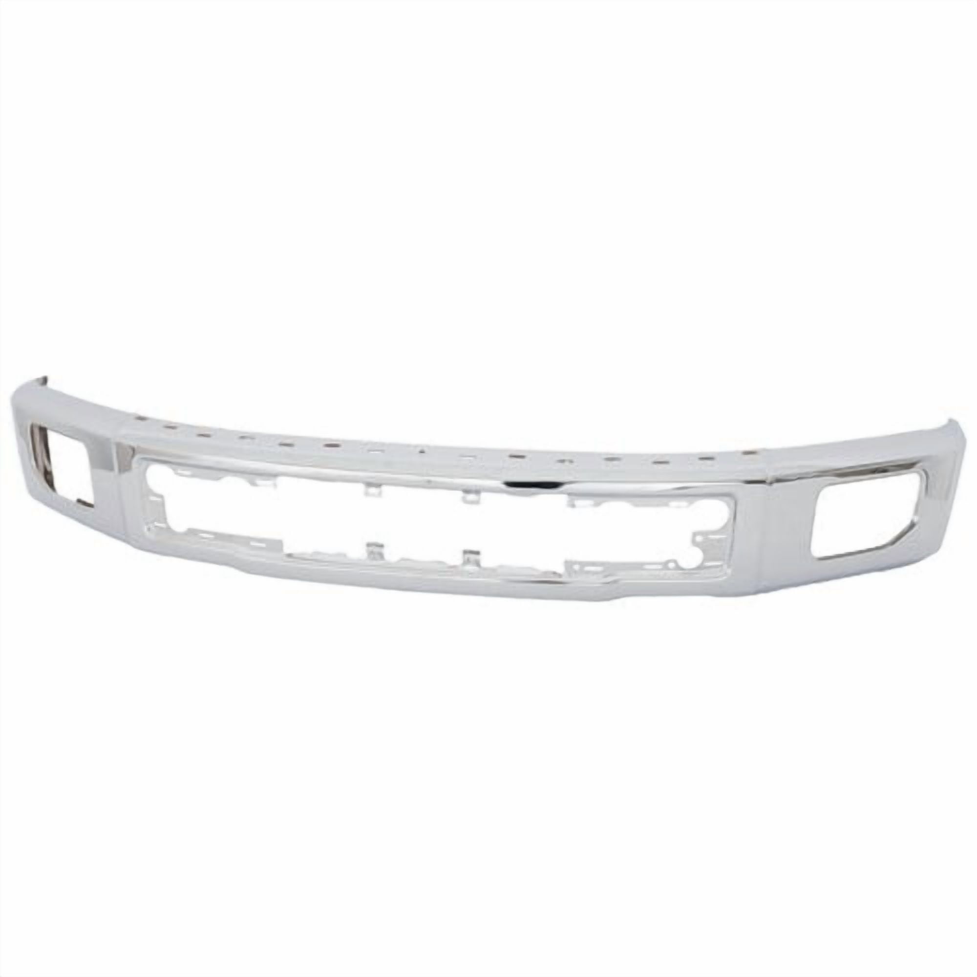 Front Bumper Face Bar Chrome With Fog Lamp Holes For 2015-2017 Ford F ...