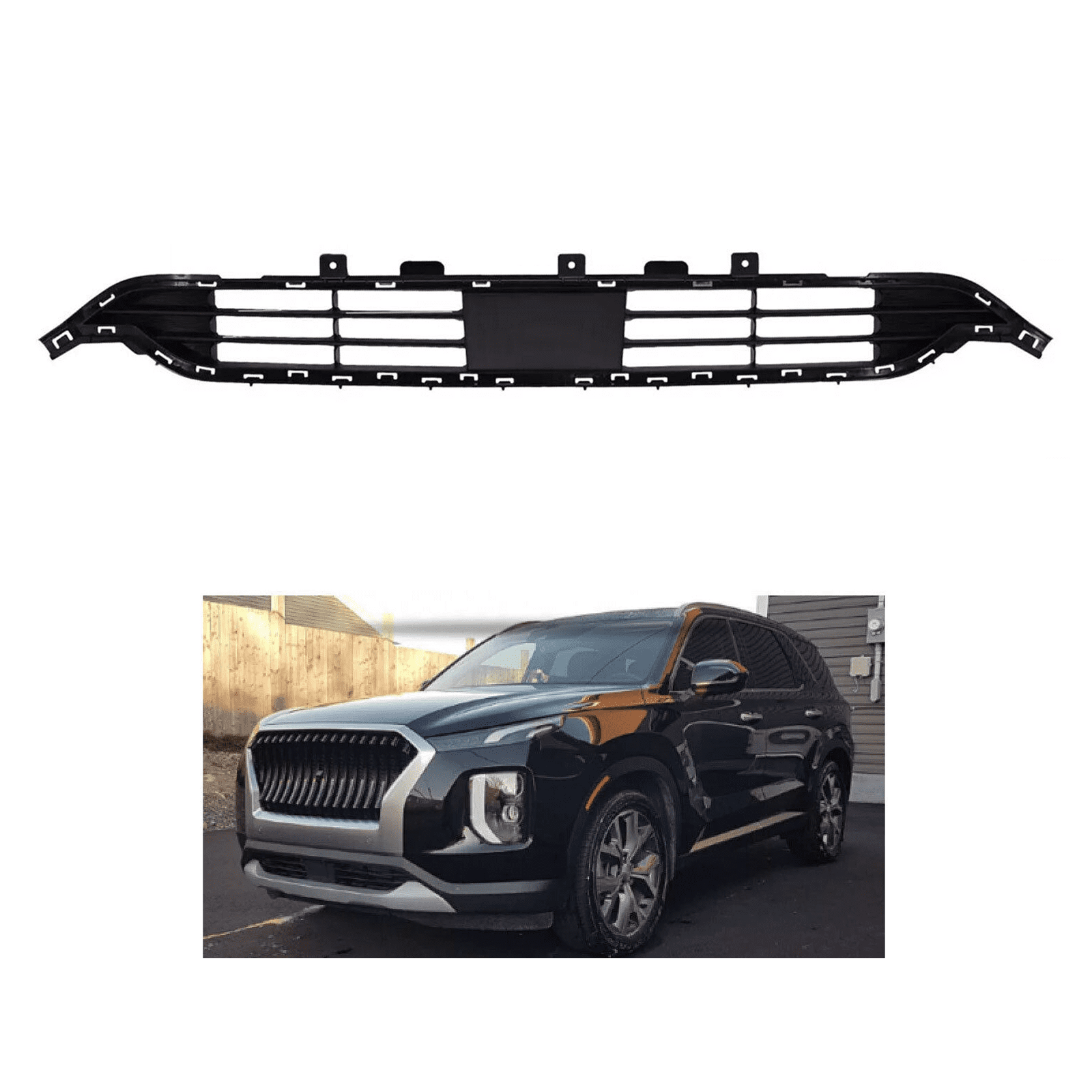 Front Bumper Face Bar Grille Fits 2020 2021 2022 Hyundai Palisade ...