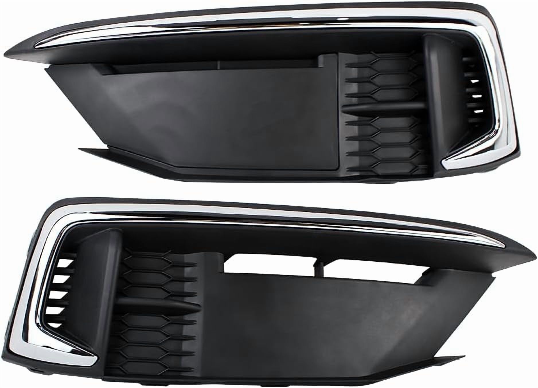Front Bumper Fog Light Lamp Cover Bezel Set For Honda Civic Coupe/Sedan ...