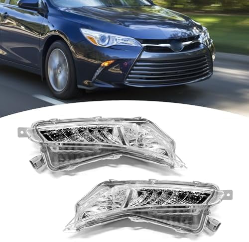 Front Bumper Fog Lights Lamps Fit For 2015 2016 2017 Toyota Camry XSE ...