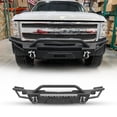Front Bumper For 2007-2013 Chevy Silverado 1500 w/Side Wings+Bull Bar+D ...