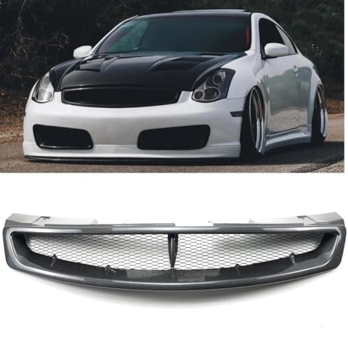 Front Bumper Grill Compatible with Infiniti G35 2DR Coupe 2003-2007 ...