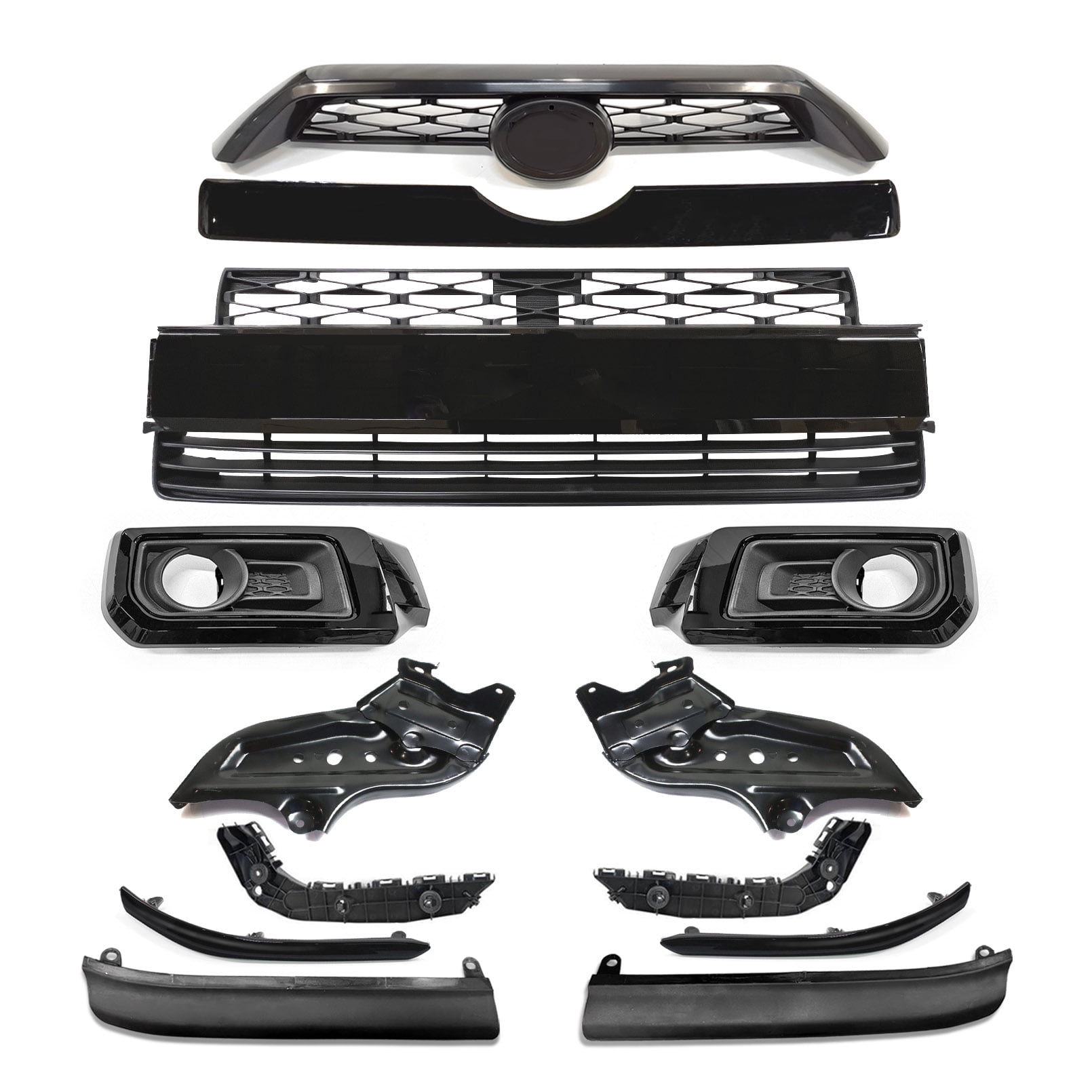 Front Bumper Grille Assembly Body Kits For 2014-2019 Toyota 4Runner ...