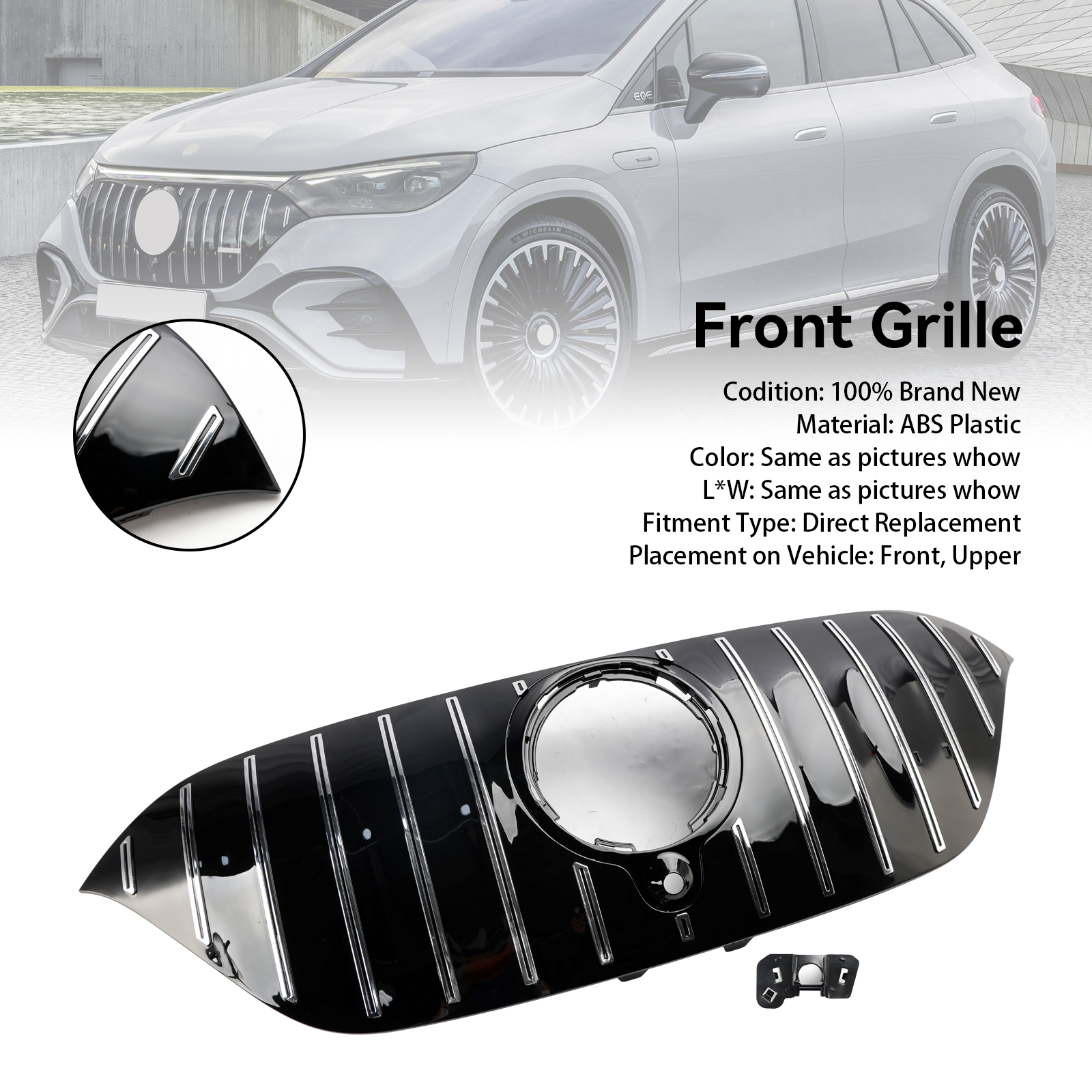 Front Bumper Grille Fit for Mercedes Benz EQE SUV W294 EQE350 EQE550 ...