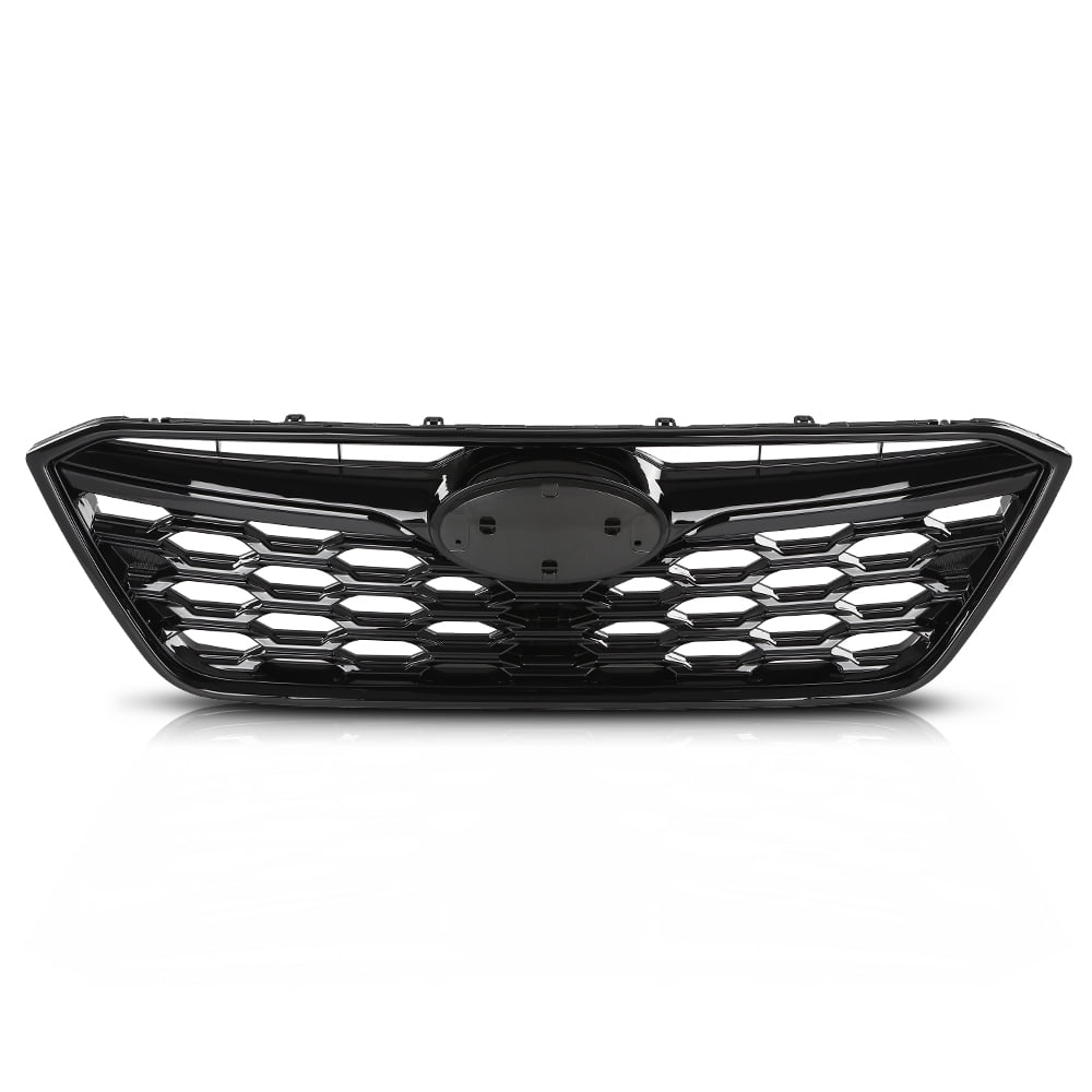 Front Bumper Grille Glossy Black Grill Fit for 2020-2022 Subaru Outback ...