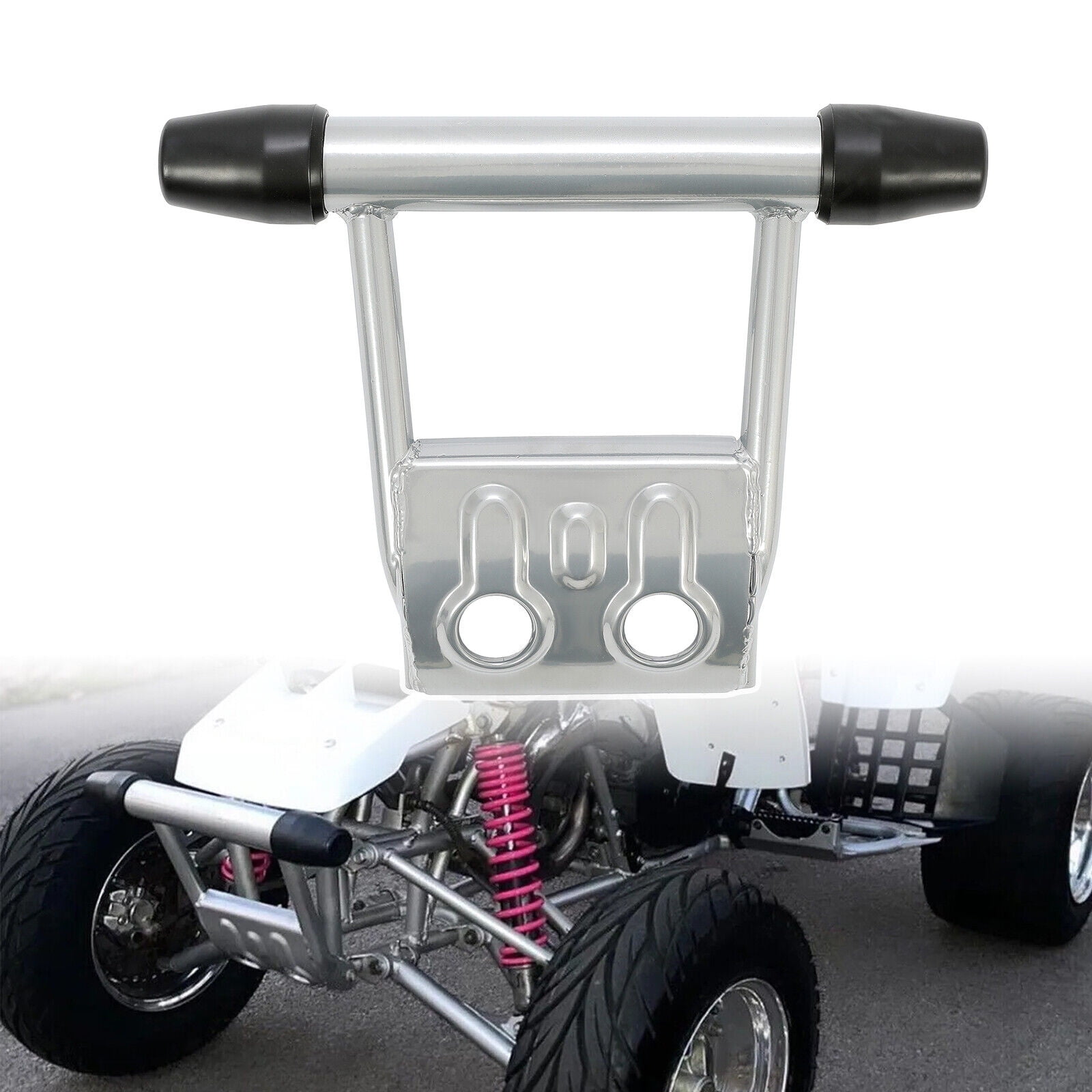 Front Bumper Guard + Rubber End Caps For Yamaha Banshee 350 YFZ350 1987 ...