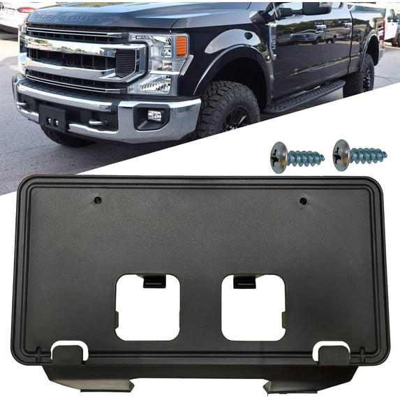 Front Bumper License Plate Frame Bracket Holder Compatible with 2020 ...