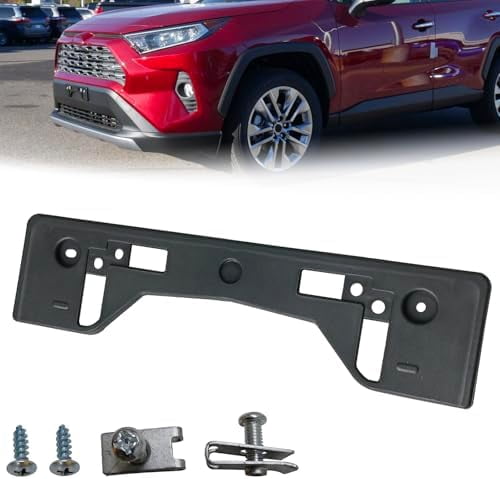Front Bumper License Plate Frame Bracket Holder Fits for 2019 2020 2021 ...