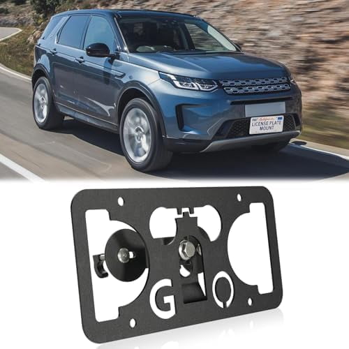 Front Bumper License Plate Mount Compatible with Land Rover, No Drill ...