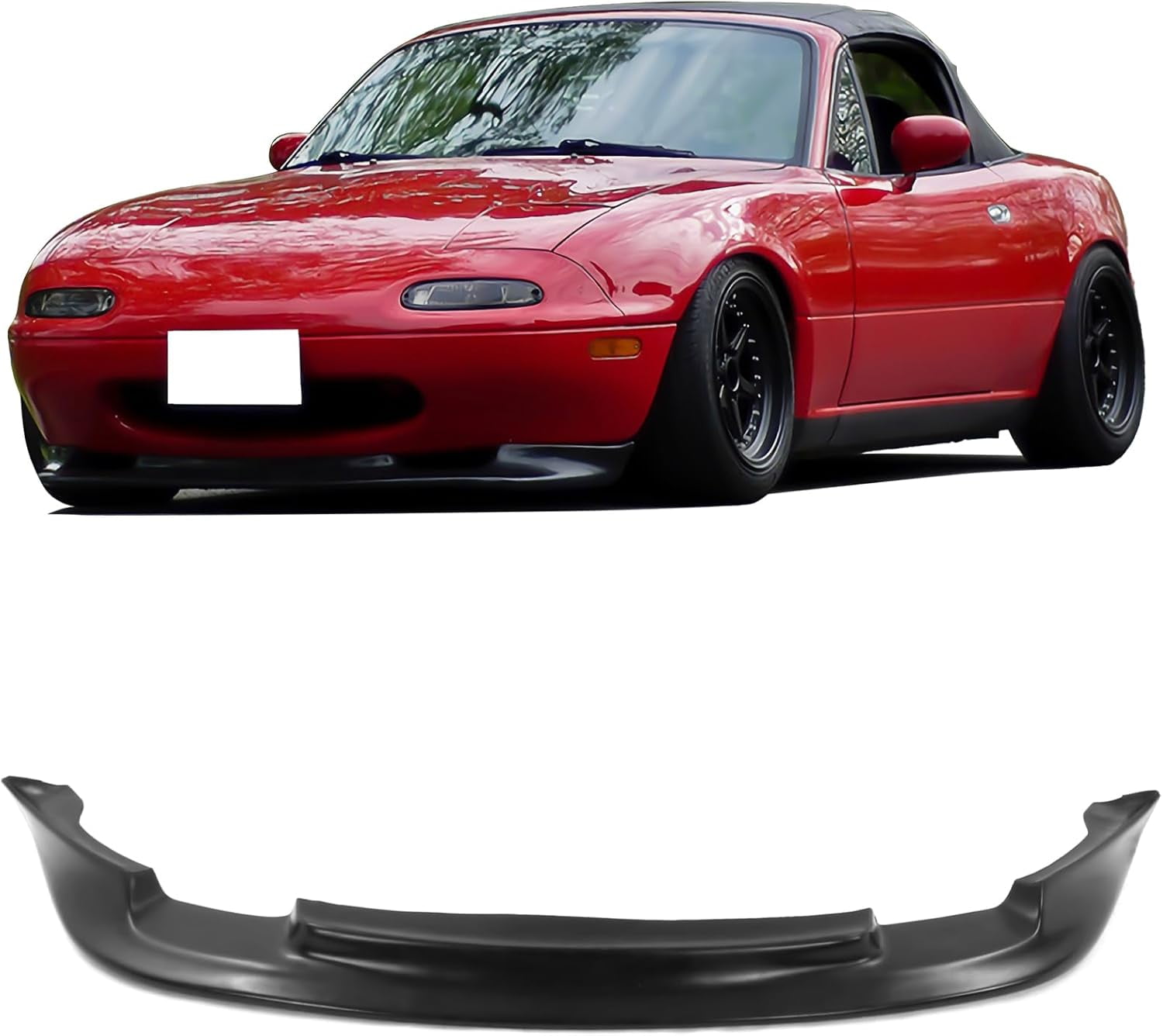 Front Bumper Lip Compatible with 1990-1997 Mazda Miata MX-5 All Models ...