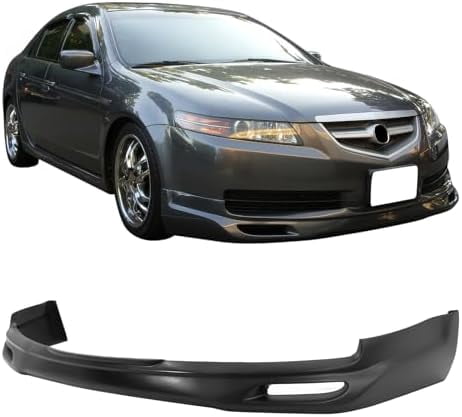 Front Bumper Lip Compatible with 2004-2006 TL, JDM Style PU Black Front ...