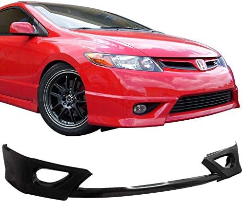 Front Bumper Lip Splitter Air Dam Chin Spoiler, Compatible with 2006-2008 Honda Civic Coupe, JDM ...