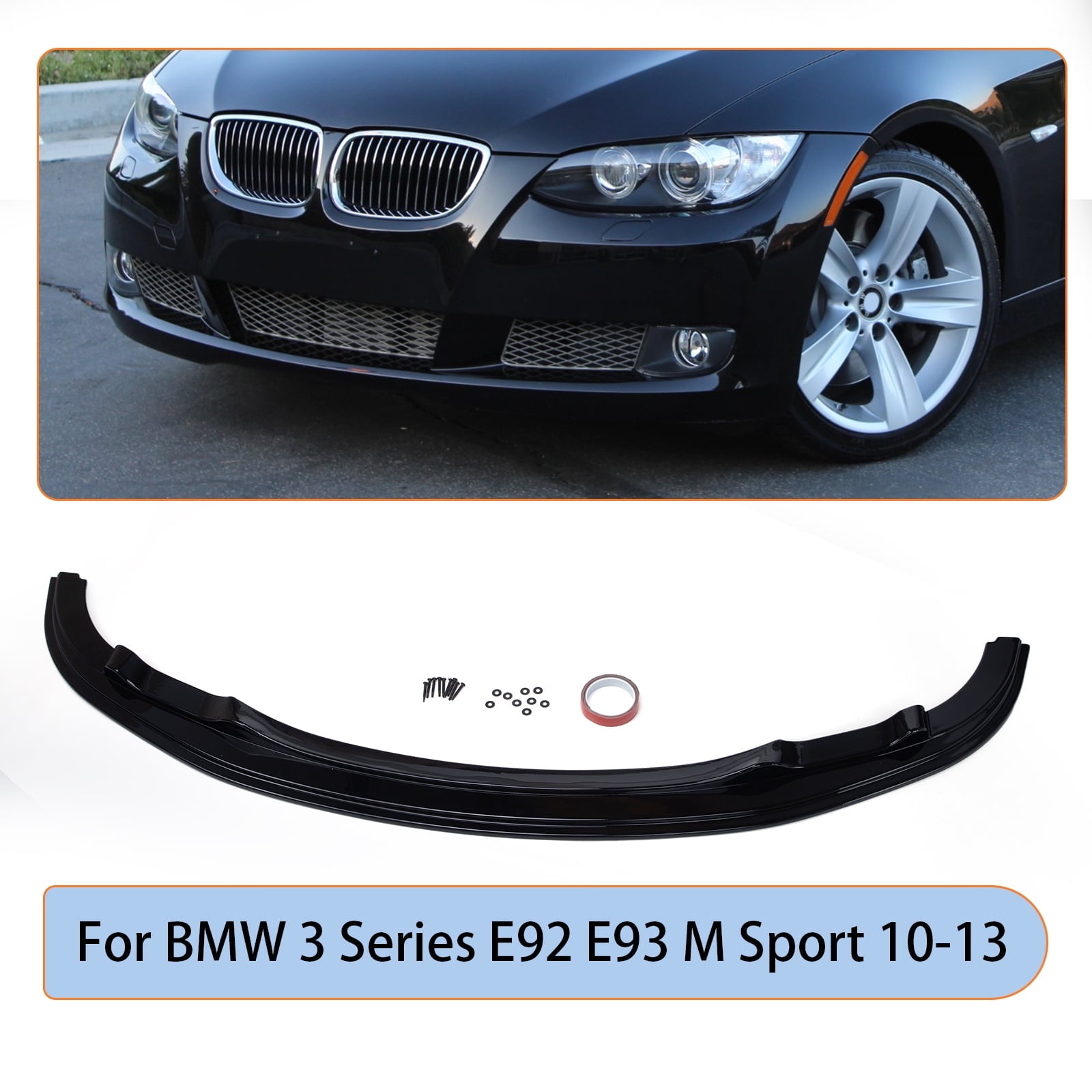 Front Bumper Lip Splitter Kit New For BMW 3 SERIES E92 E93 Sport LCI ...