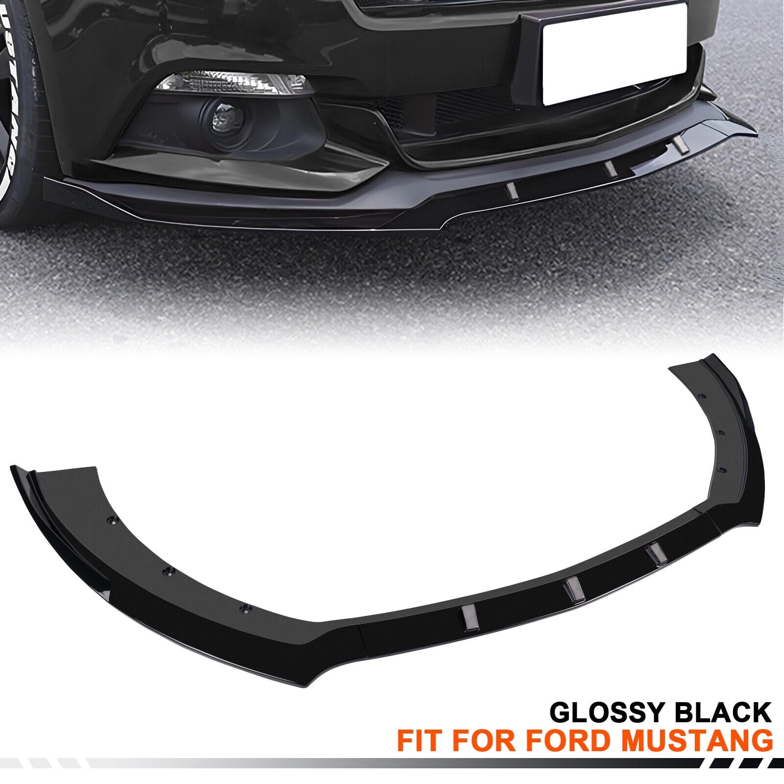 Front Bumper Lip Spoiler Chin Kit Customed For 2015 2016 2017 Ford ...