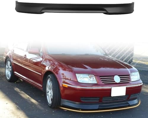 Front Bumper Lip Spoiler, Compatible with 1999-2004 Volkswagen Jetta ...