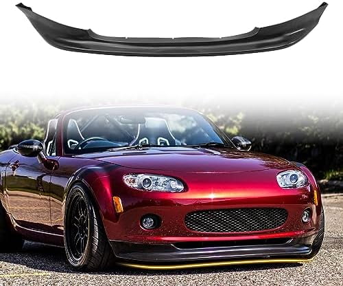 Front Bumper Lip Spoiler Compatible with 2006-2008 Mazda MX-5 Miata, PU ...