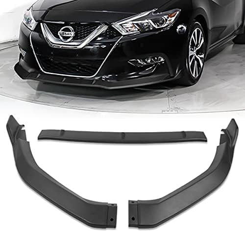 Front Bumper Lip fit for compatible with 2016-2018 Nissan Maxima, Front ...