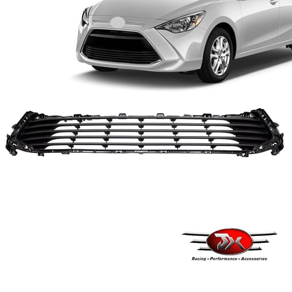 Front Bumper Lower Grill Grille Compatible with 2016-2018 Toyota Yaris ...