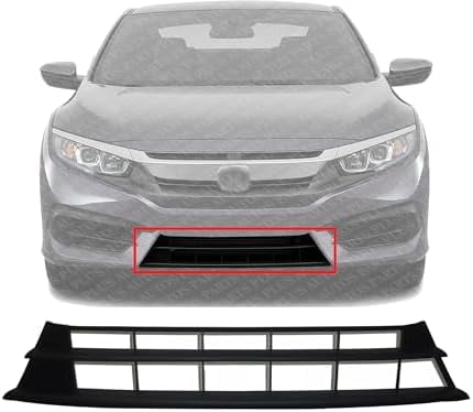 Front Bumper Lower Grille Textured Direct Replacement Compatible With ...