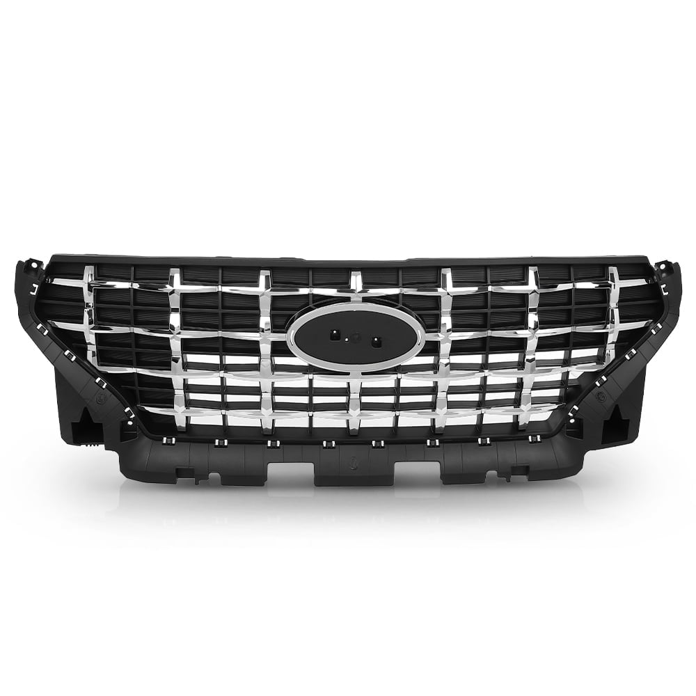 Front Bumper Radiator Grille W/ Chrome Fit For 2020-2023 Hyundai Venue ...