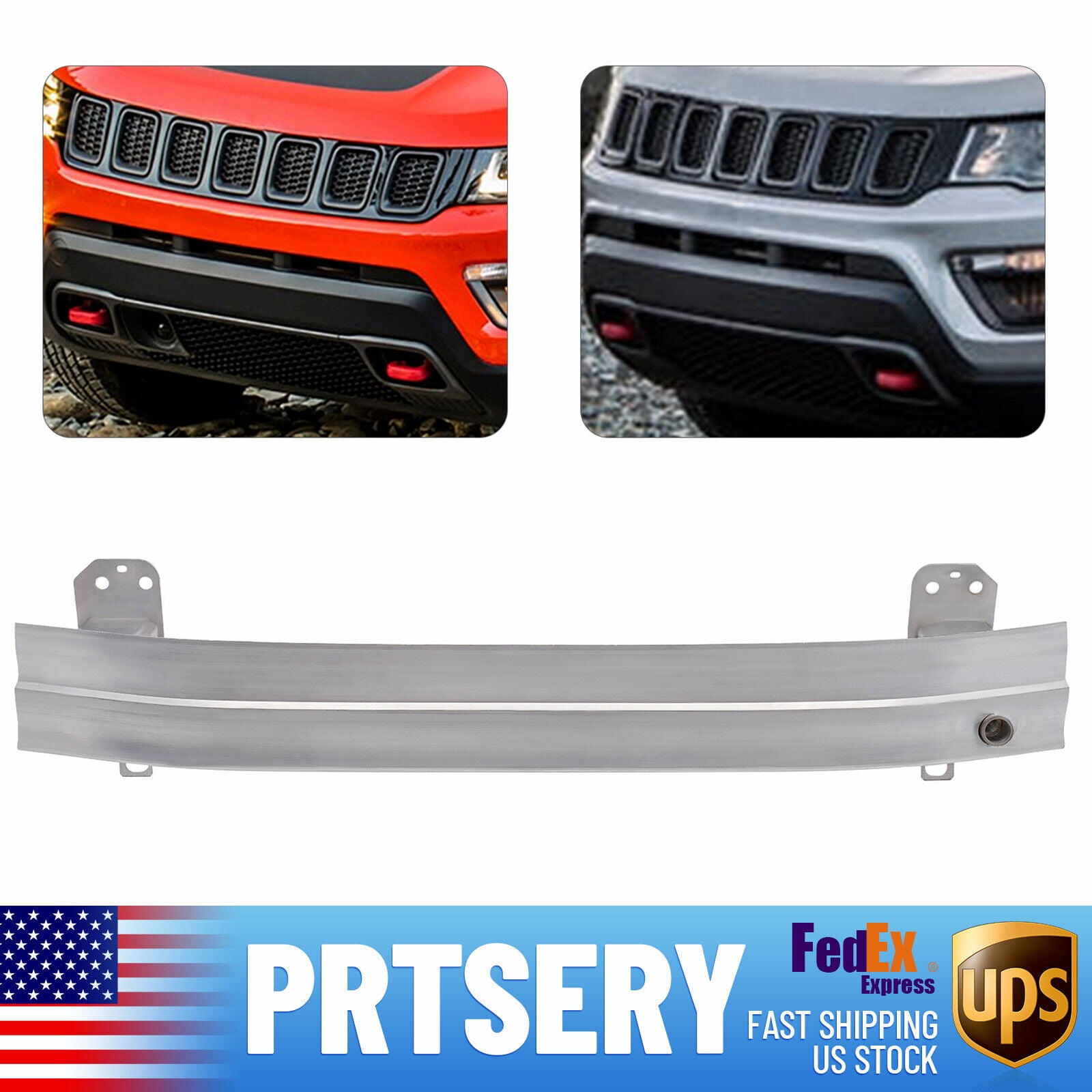 Front Bumper Reinforcement for 2017 2018 2019 2020 2021 Jeep Compass ...