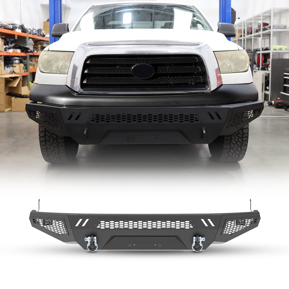 Front Bumper+Side Wings Compatible with 2007-2013 Toyota Tundra ...