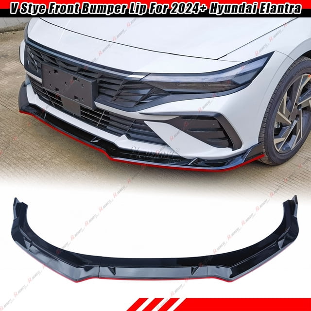 Front Bumper Splitter Lip Blade Chin Spoiler Upgrade Body Kit Fit For ...
