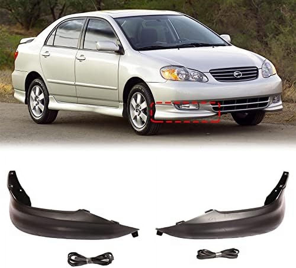 Front Bumper Sport Splitter Lips Spoiler Body Kit Lips for 2003 2004 ...