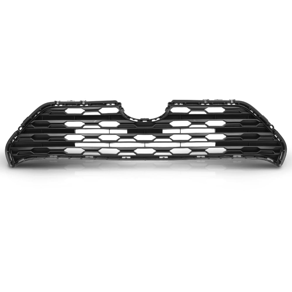Front Bumper Upper Black Grille Grill Assembly Fit For 2019-2023 Toyota ...