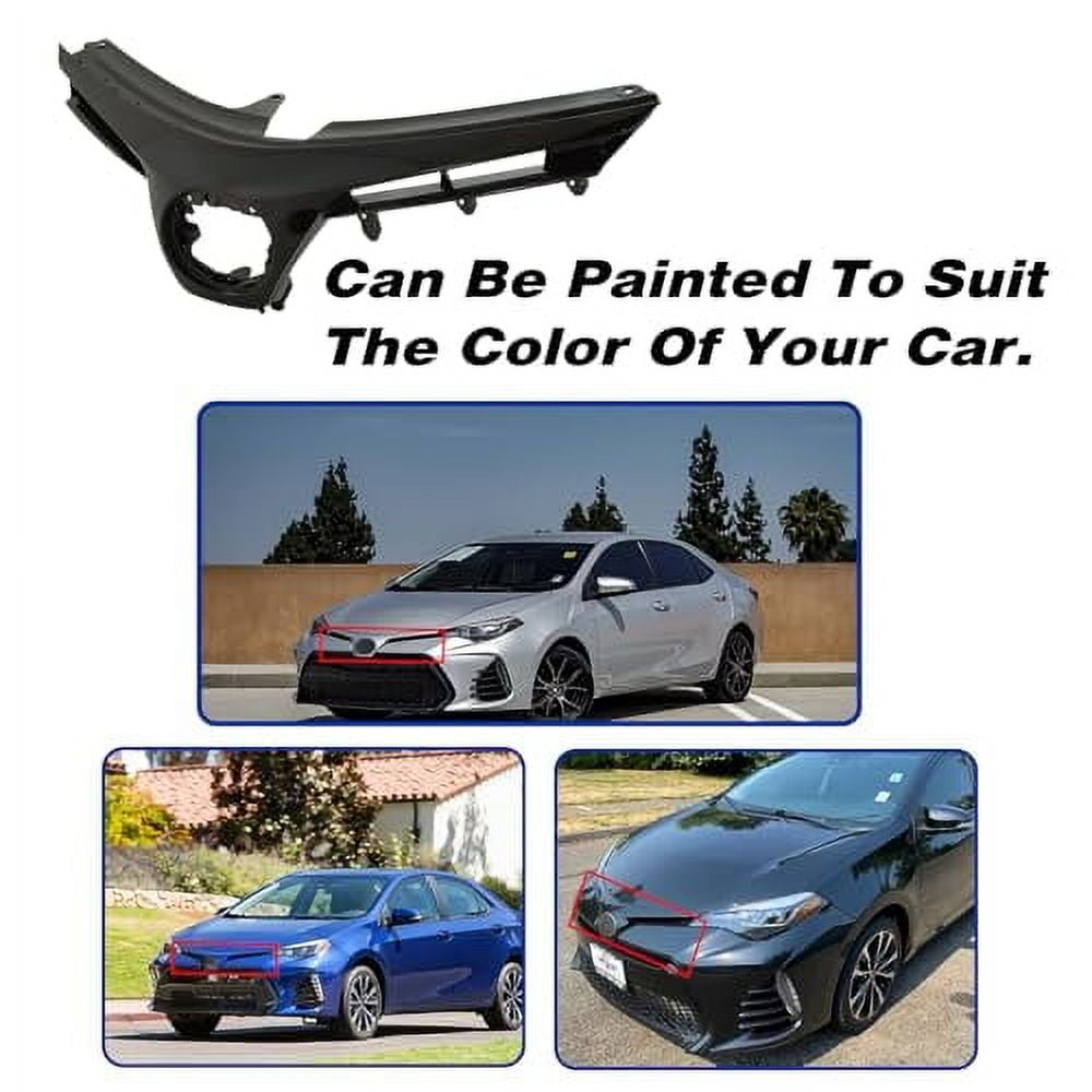 Front Bumper Upper Grille Assembly Fit For 2017 2018 2019 Toyota ...