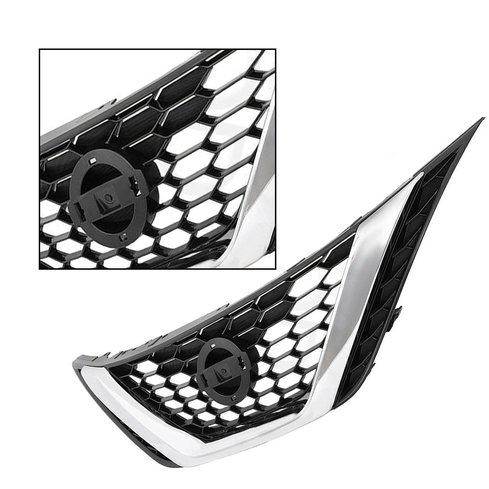 Front Bumper Upper Grille Automotive Replacement for 2016-2018 Nissan ...