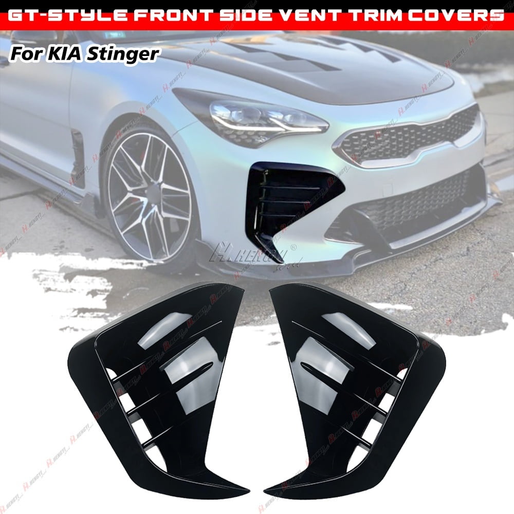 Front Bumper Vent Hole Cover for KIA Stinger 2017-2023, Car Fender Side ...