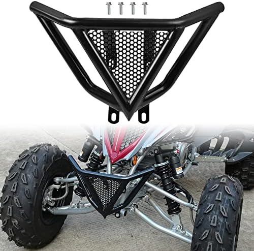 Front Bumper for Yamaha Raptor 700 700R 2006-2025, Black Iron Front ...