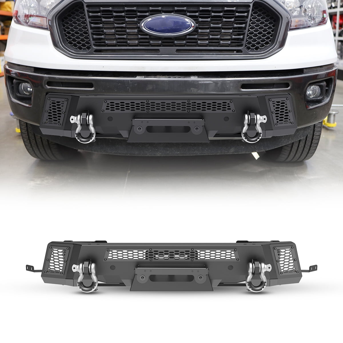 Front Bumper for 2019 2020 2021 2022 2023 Ford Ranger,Heavy Duty Steel ...