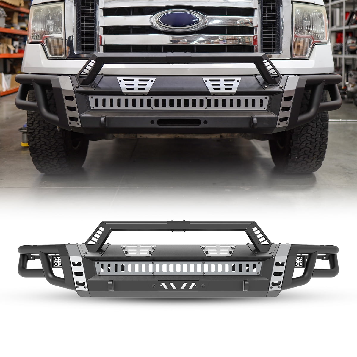 Front Bumper for Ford F-150 2009-2014,Front Bumper with Light,Suitable ...