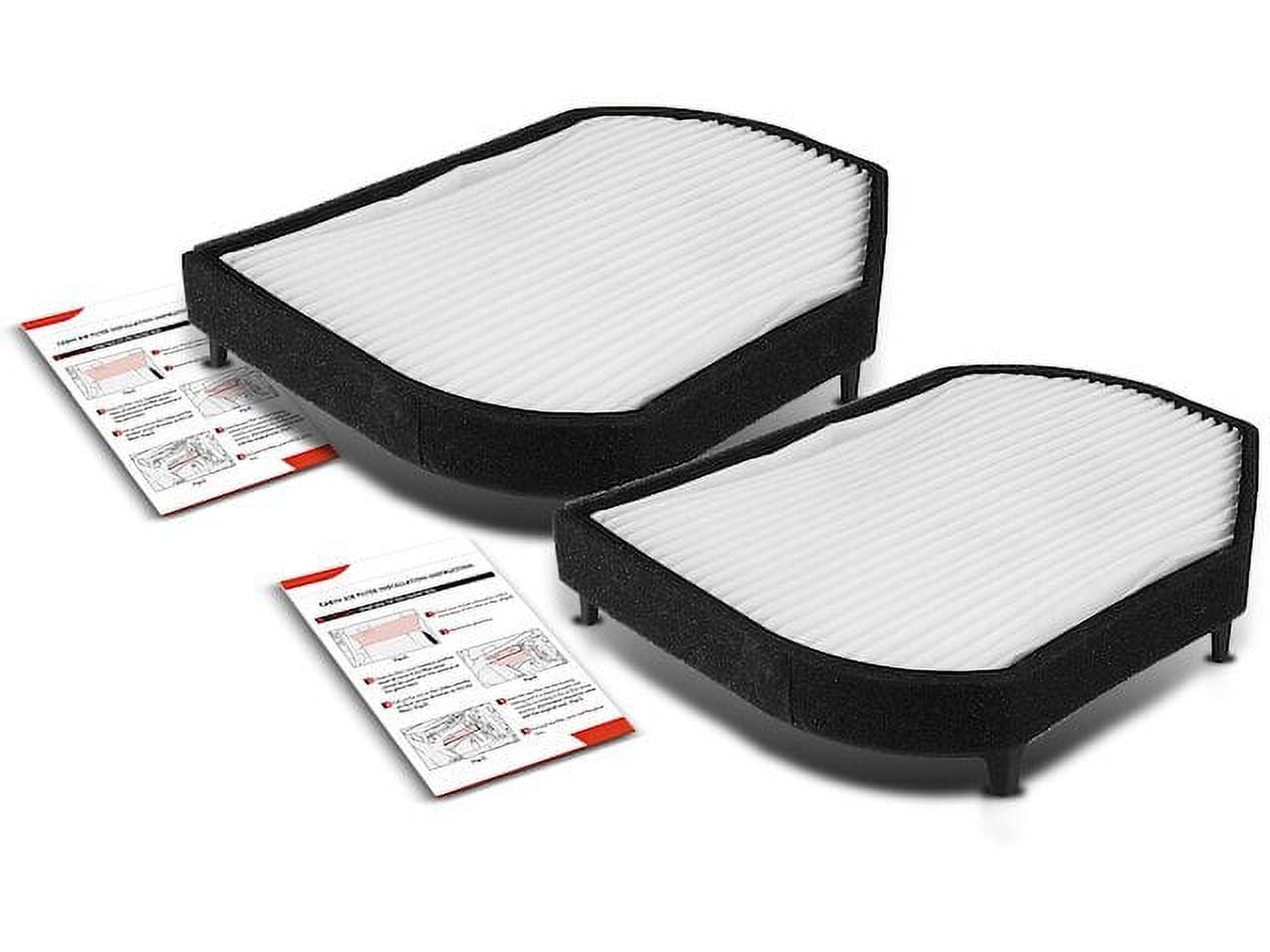 Front Cabin Air Filter Set 2 - Compatible with 1998 - 2004 Mercedes ...
