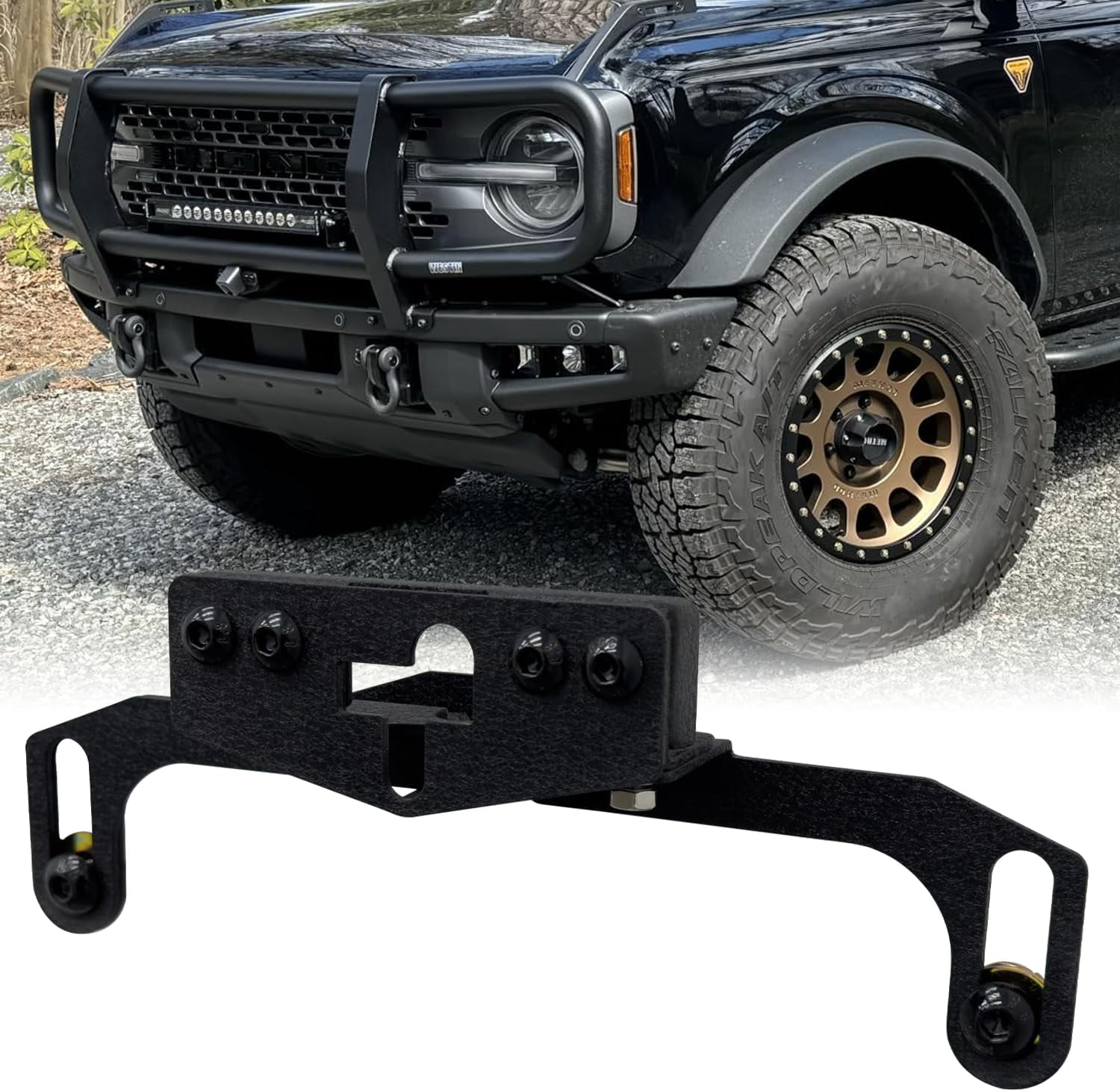 Front Camera Relocation Bracket Compatible with 2021 2022 2023 2024 ...