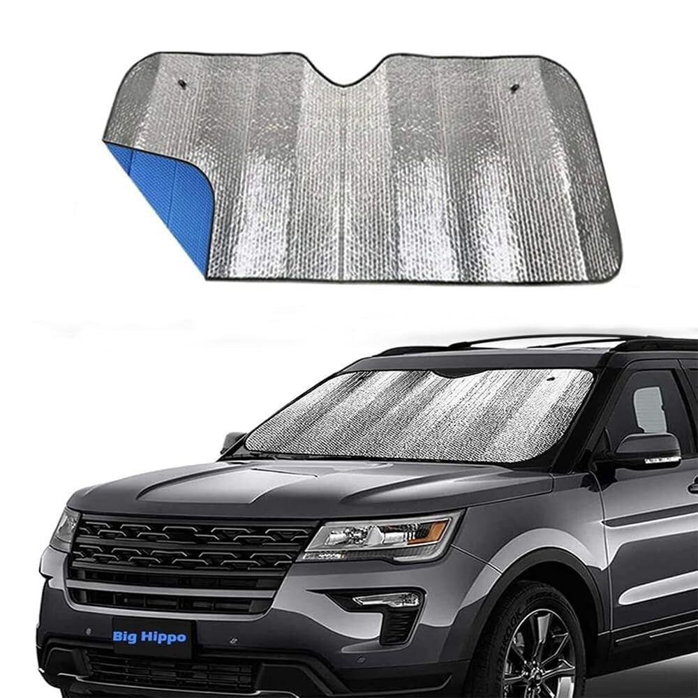 Front Car Sun Shade Windshield, Jumbo/Standard Sunshade Keeps Vehicle ...