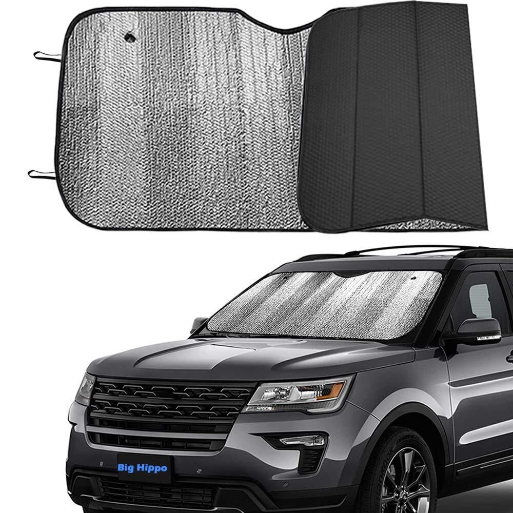 Front Car Sun Shade Windshield, Jumbo/Standard Sunshade Keeps Vehicle ...