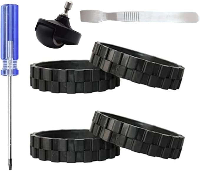 Front Caster Ball Wheel & Drive Wheel Tires Compatible with IRobot ...