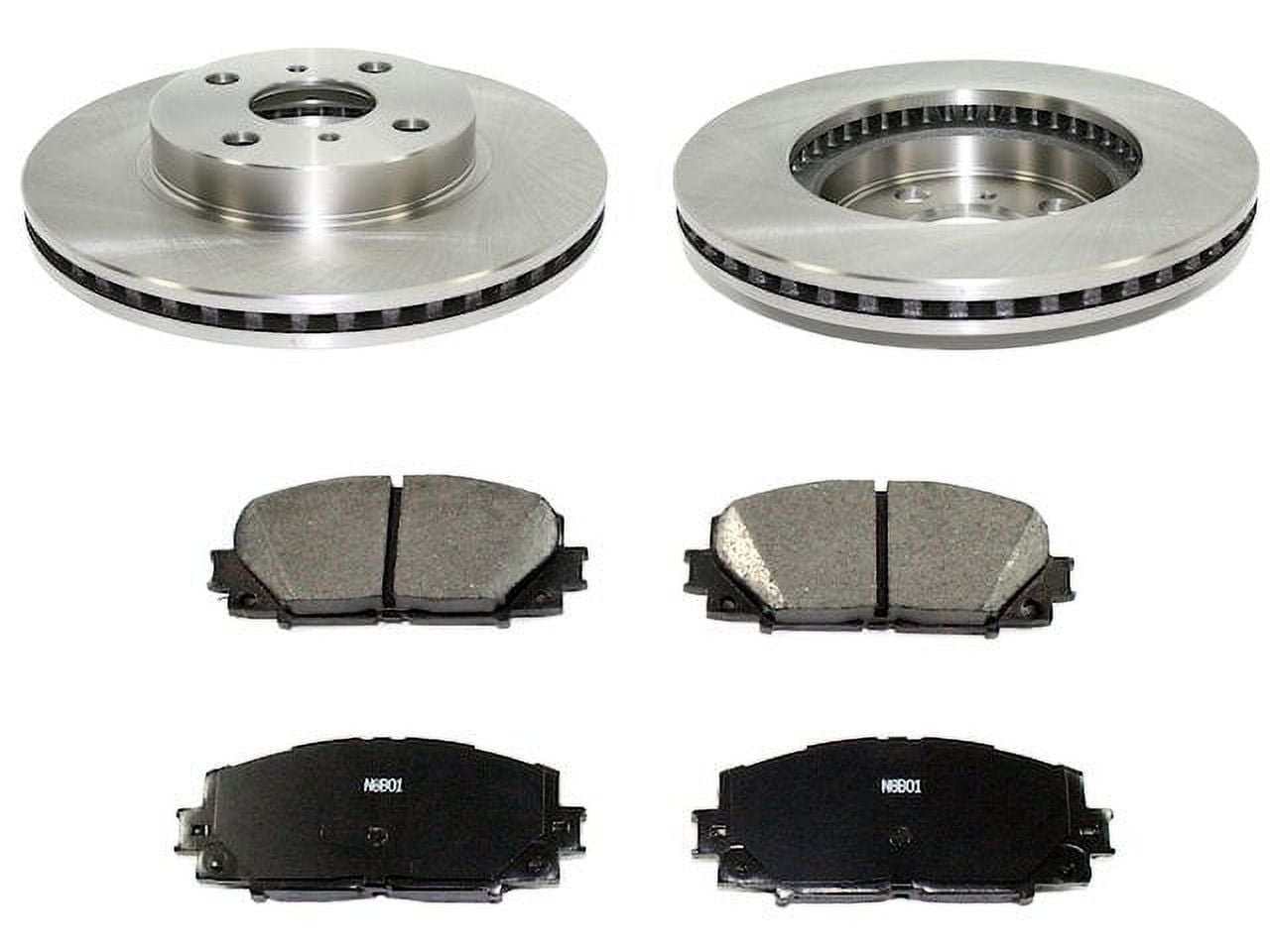Front Ceramic Brake Pad and Rotor Kit - Compatible with 2007 - 2018 ...