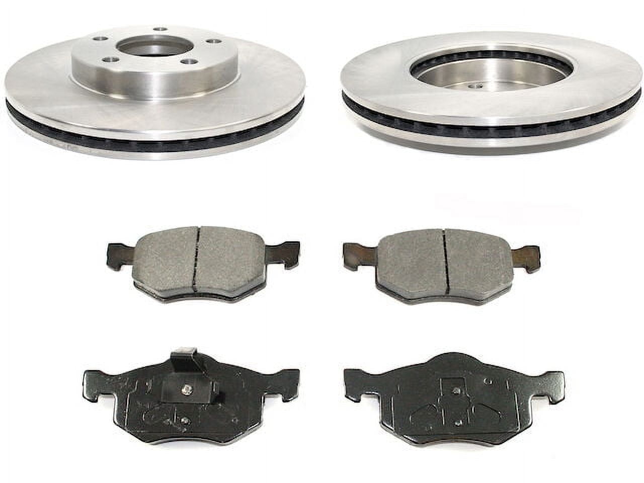 Front Ceramic Brake Pads and Rotor Kit - Compatible with 2001 - 2007 ...