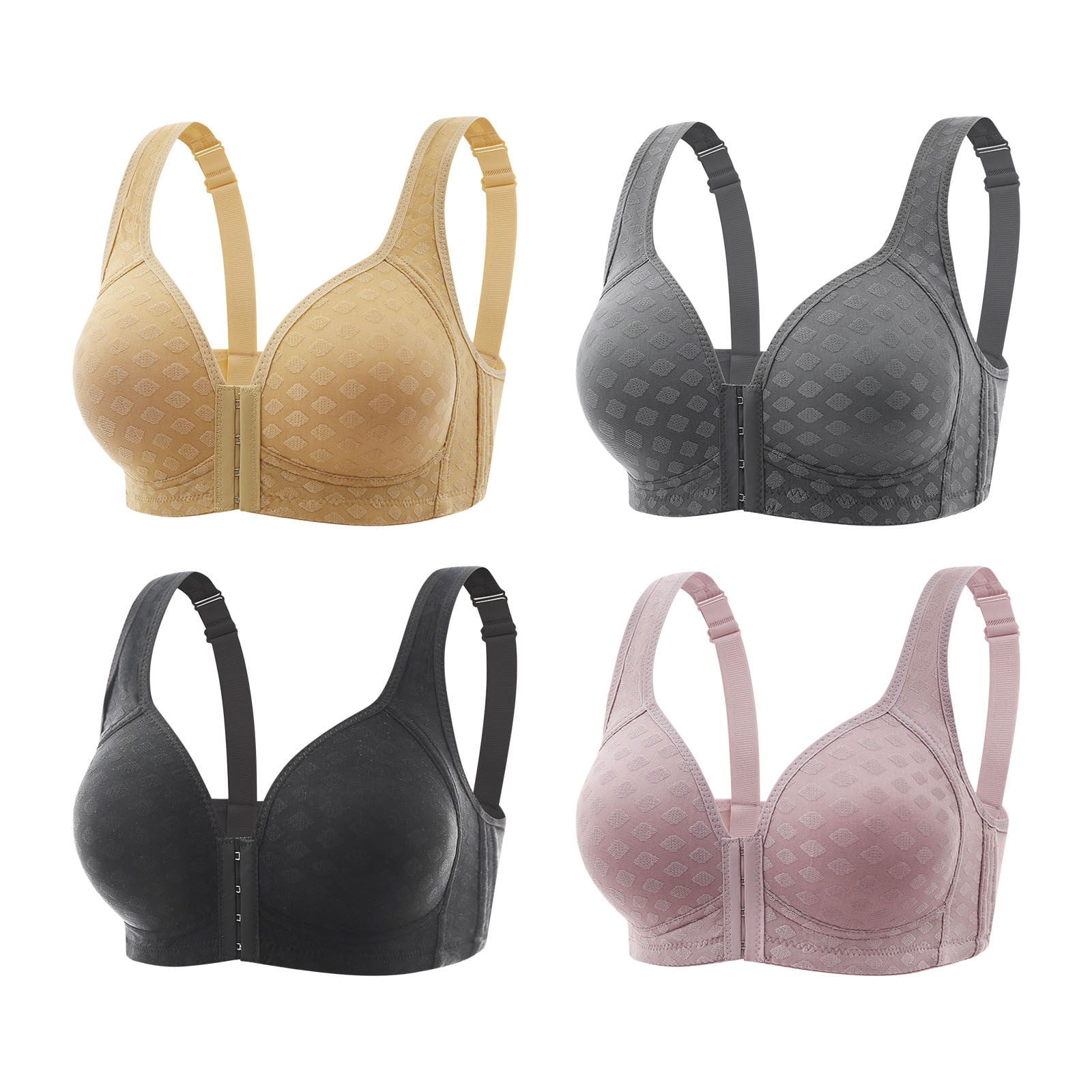 Front Clasp Bras for Women, Wireless Bras, Womens Wireless Bra, Women ...