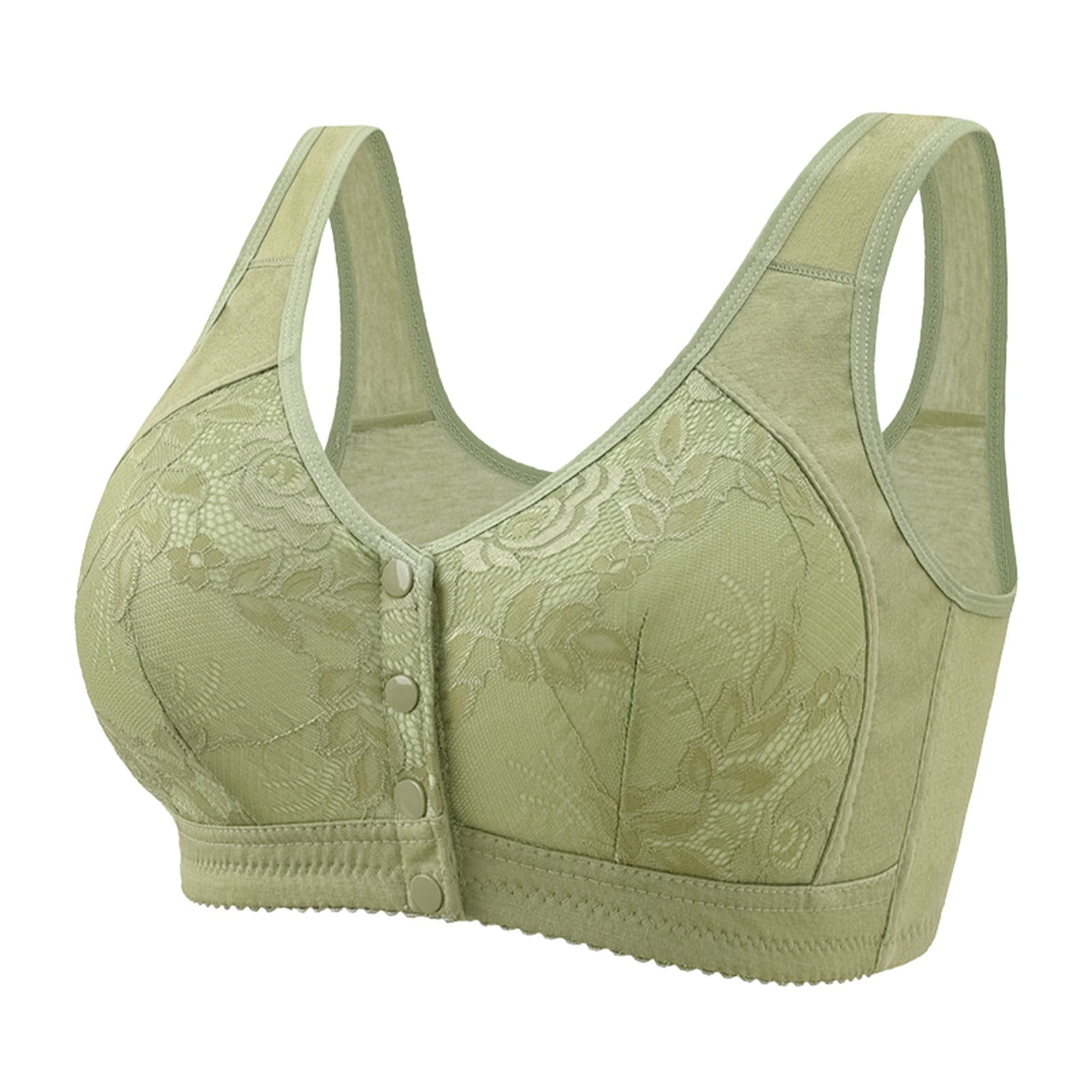 Front Close Bra Padded Wireless Bras for Women Bracieres Anchos De ...