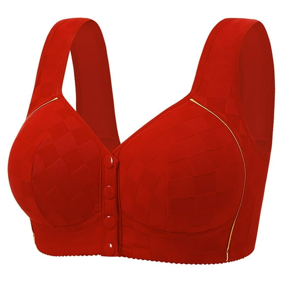 Front Closure Bras for Women Full Coverage Bra Wireless Bra Front ...