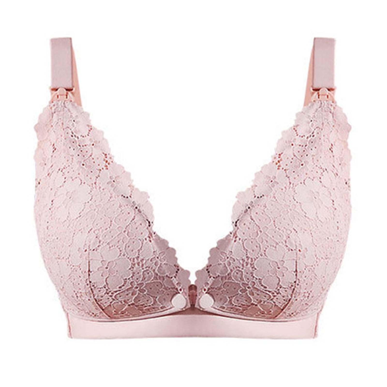 Front Closure Hands Free Breast Pumping Bra Breast Feeding Lace Bras