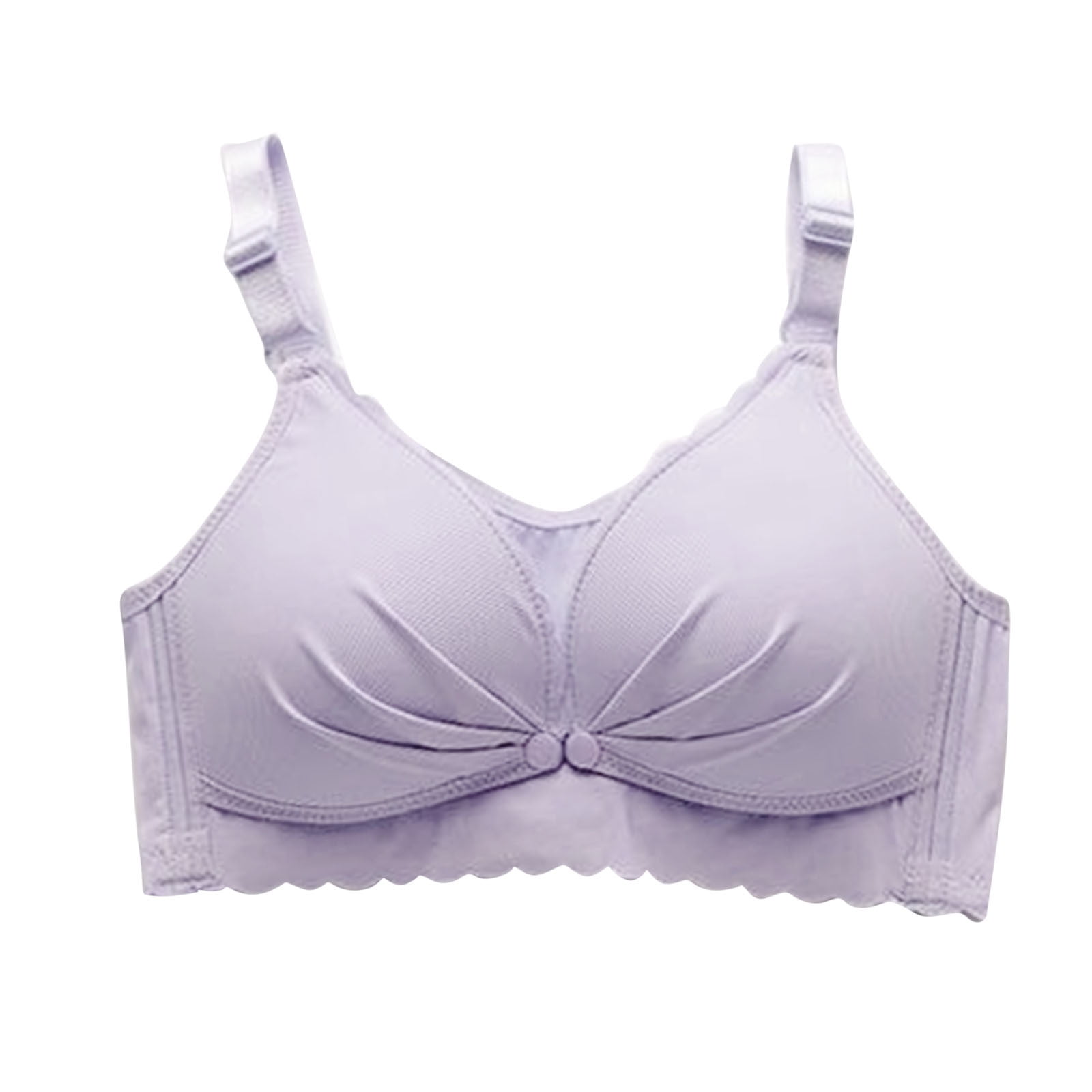Front Closure Nursing Bra - Wireless Lace Maternity Bra for ...