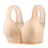 Front Closures Seamless Bralettes, Soft Push up Wireless Daily Bralette ...